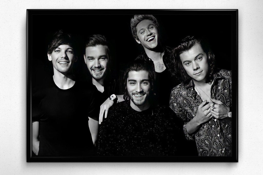 One Direction Black And White Photoshoot