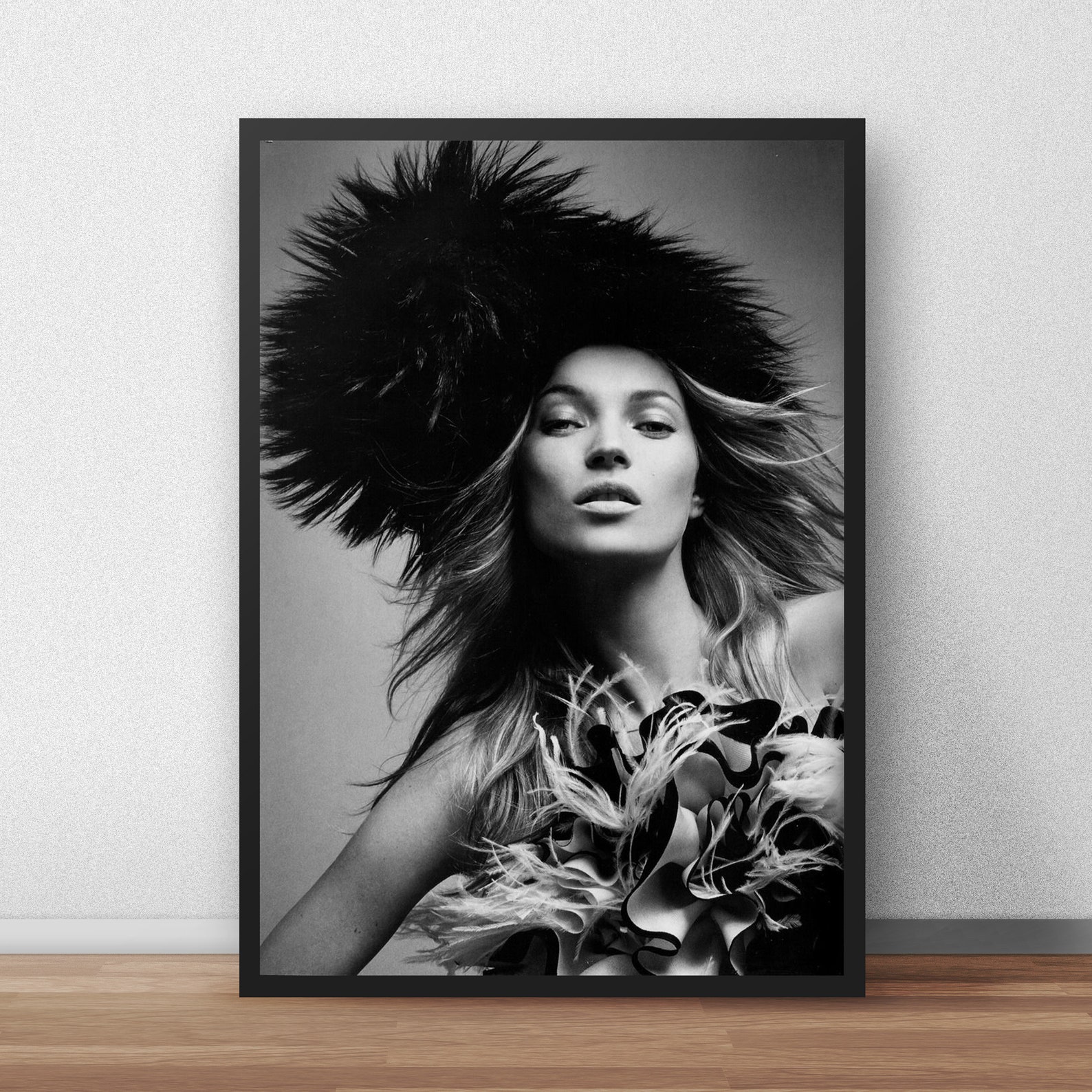 Kate Moss Poster Kate Moss Print Wall Art Fashion Print Kate - Etsy