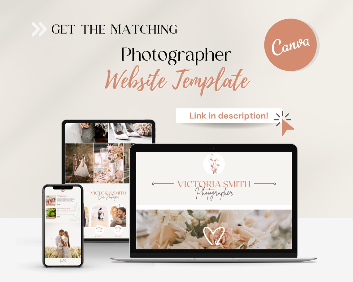Photography Price List Template for Canva, Wedding Photography Rate ...
