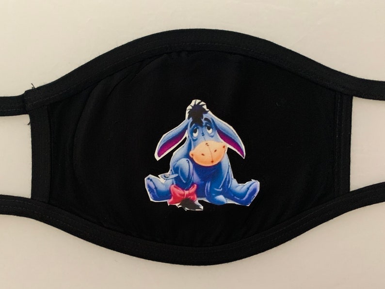 Eeyore Face Mask | Etsy