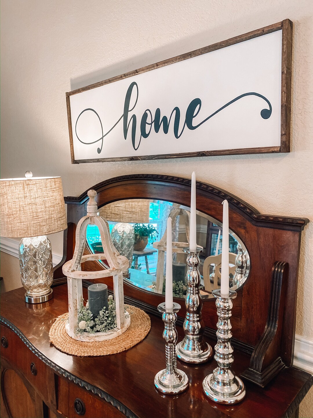 Home Sign - Home Wooden Sign - Farmhouse Home Sign - Etsy