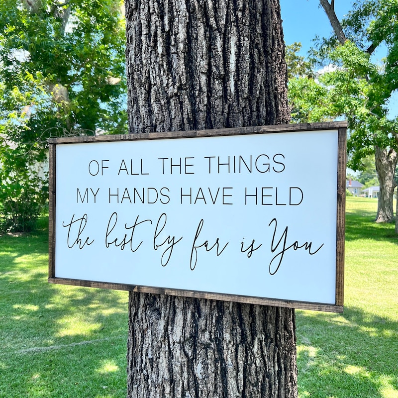 Hand Held Sign - Etsy