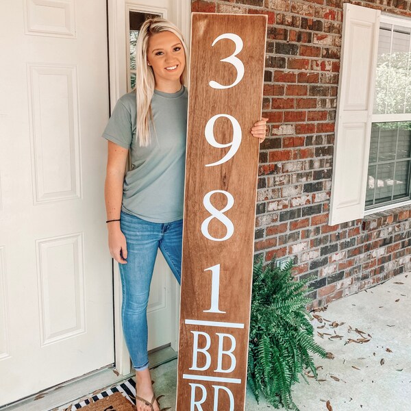 Address Sign for Porch - Etsy