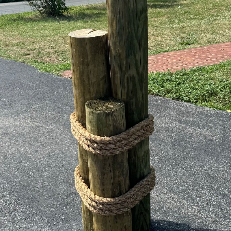 Pilings With Rope - Etsy