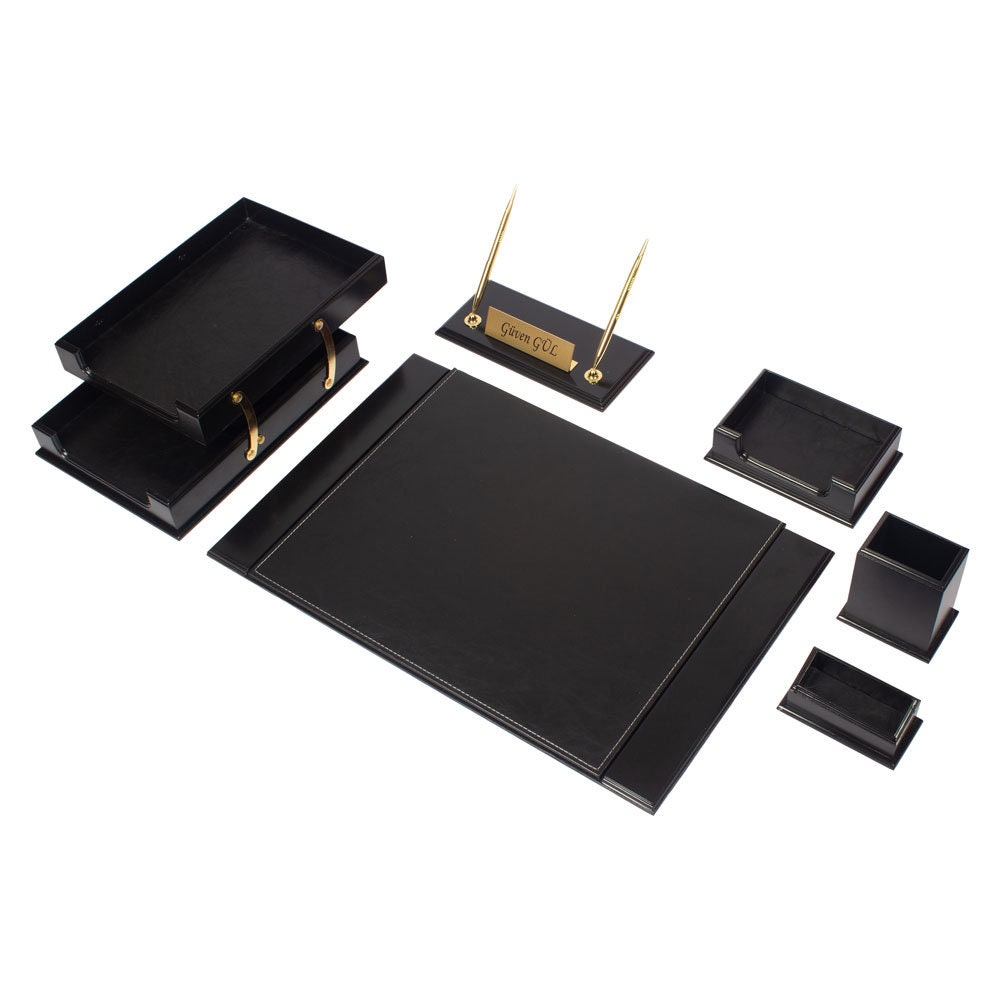 Black Desk Set for sale | Only 3 left at -75%