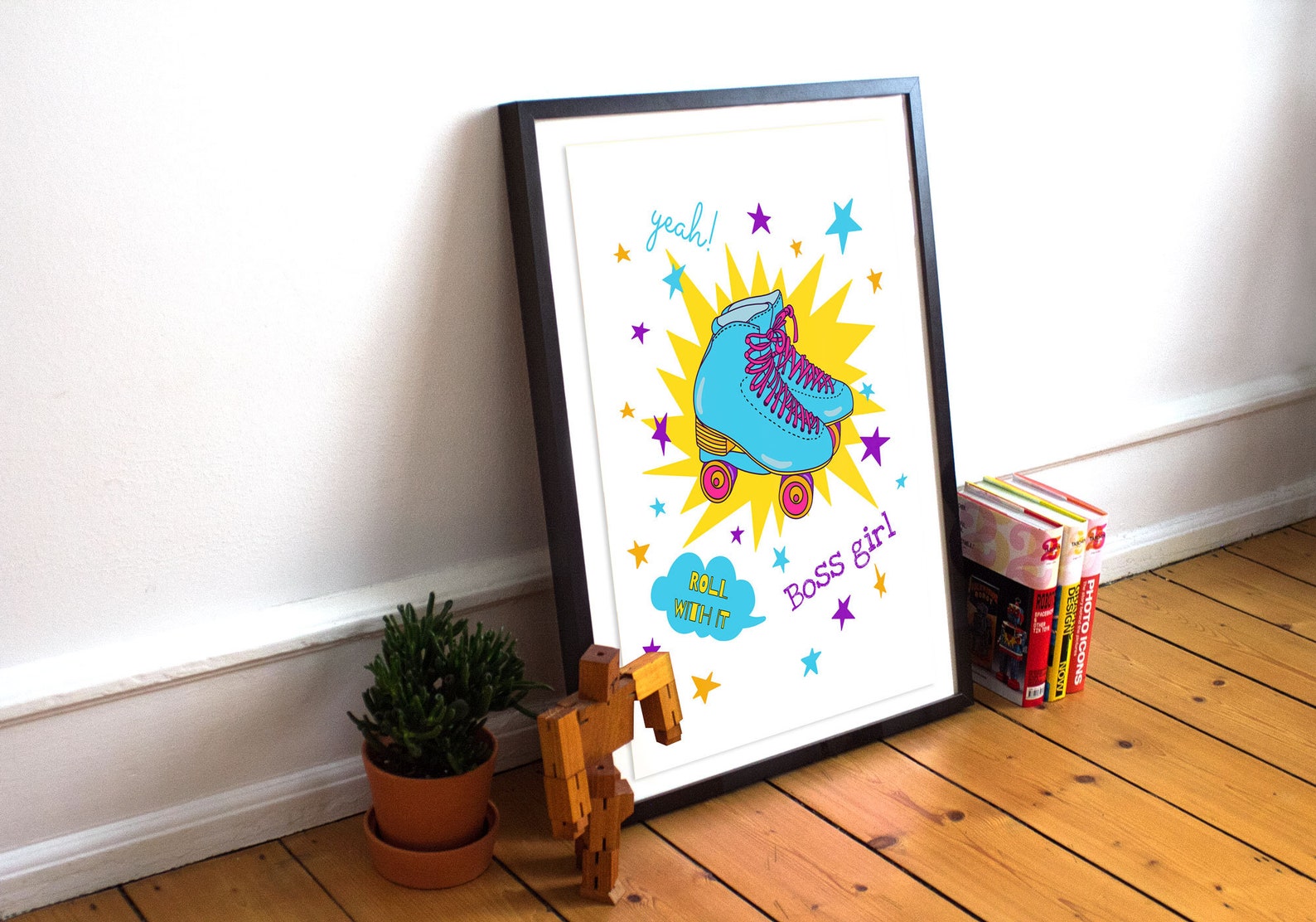 Roller Skate PRINTABLE / Roller Skating, Skating, Boss Girls Print ...