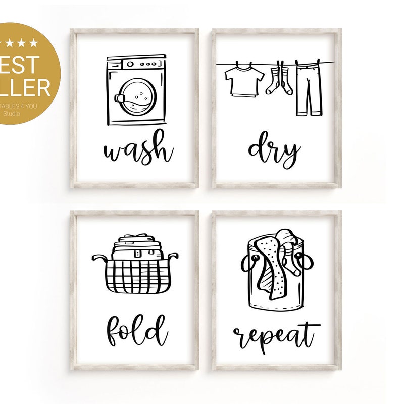 Laundry Room Art - Etsy