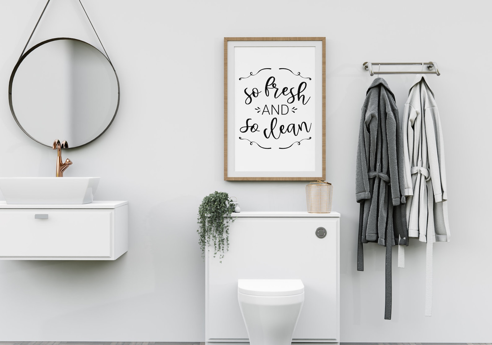 So Fresh and so Clean Sign, Printable Bathroom Wall Art, Laundry Wall ...