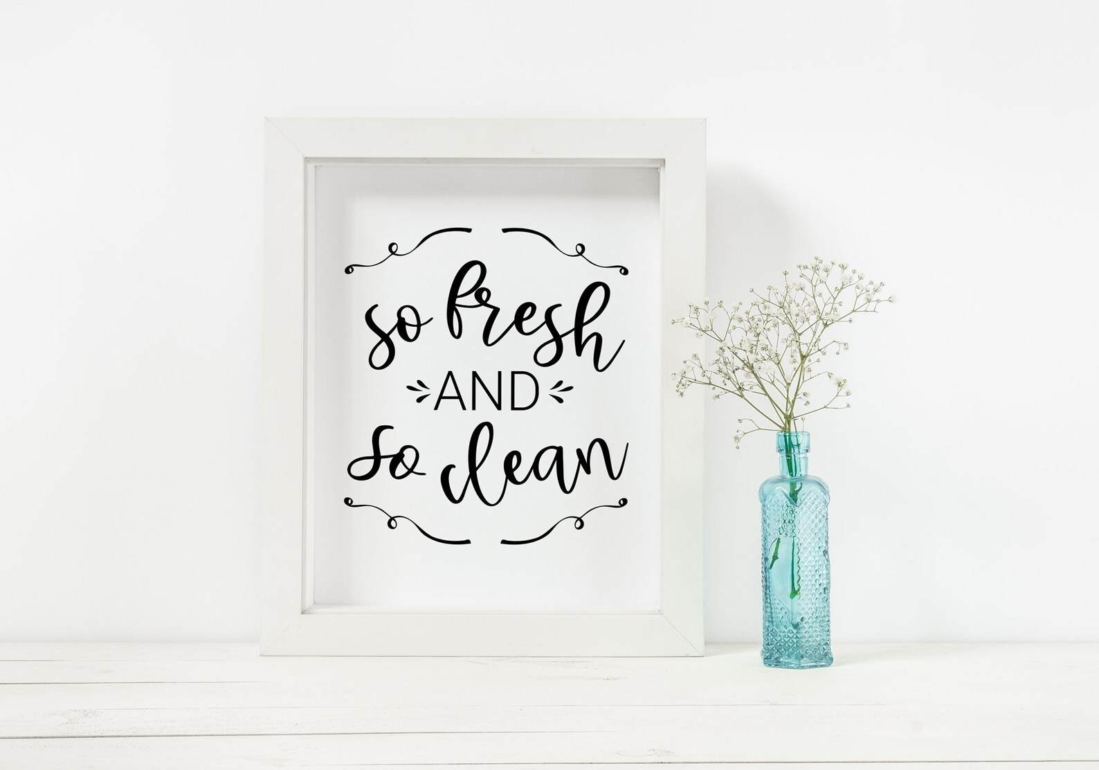 So Fresh and so Clean Sign, Printable Bathroom Wall Art, Laundry Wall ...