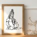 Lord Shiva One Line Drawing. Yoga Room Decor, Mahadev Print, Indian ...