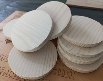 Round Wood Disc Pine - Etsy