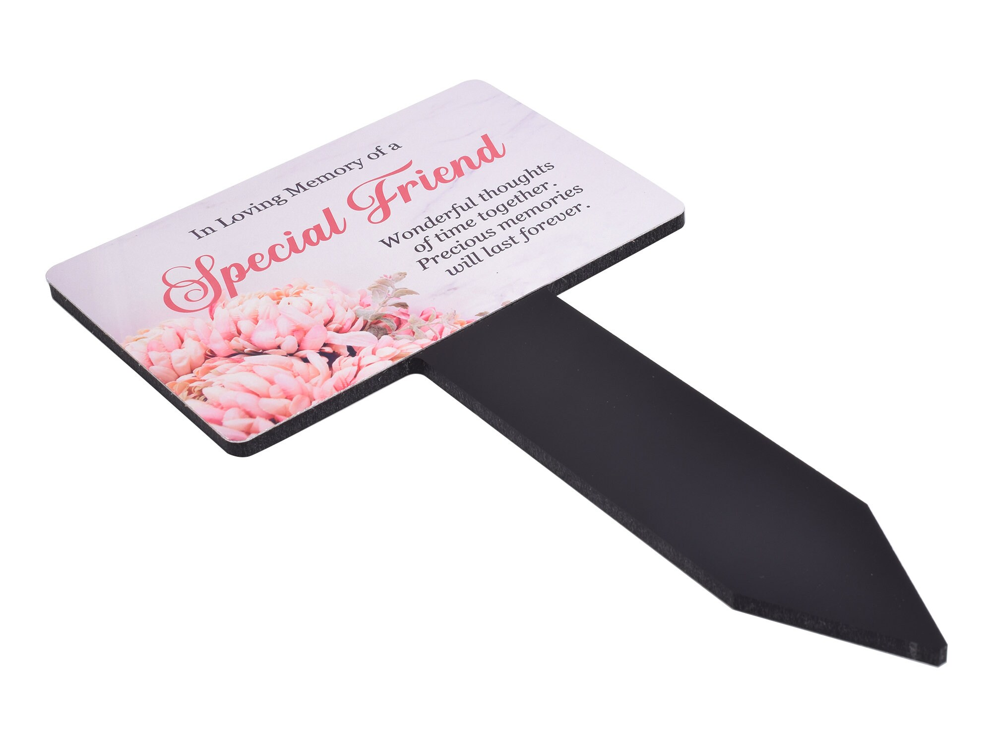 Special Friend Memorial Grave Marker Plaque With Pink - Etsy