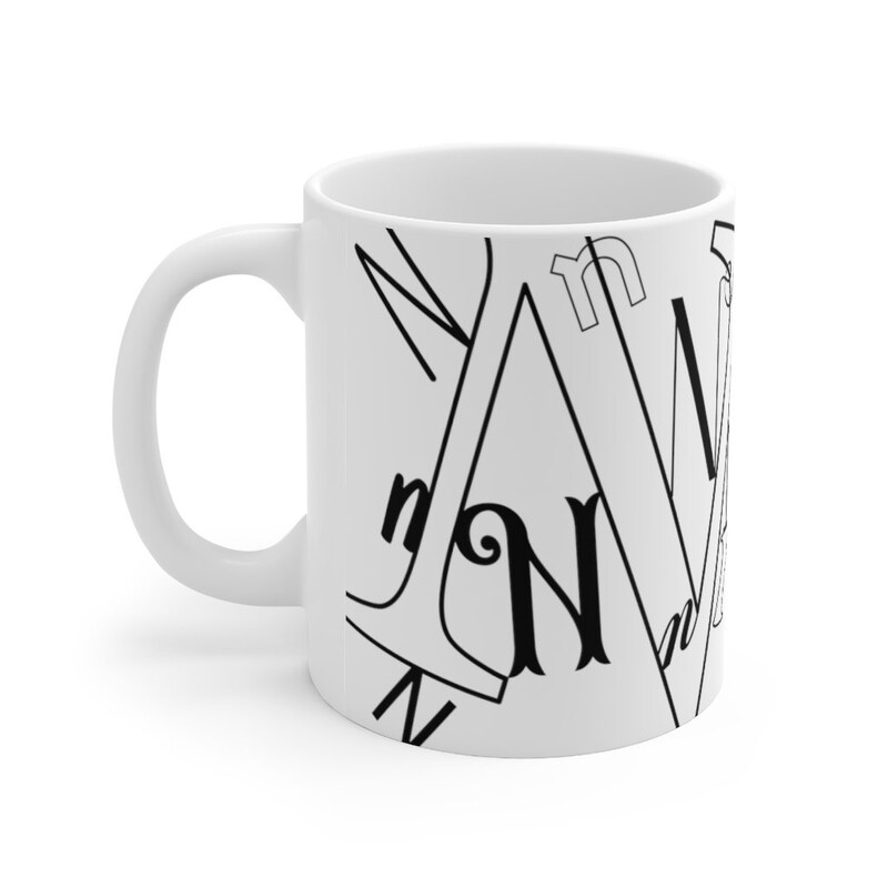 Letter N Coffee Mugs - Etsy