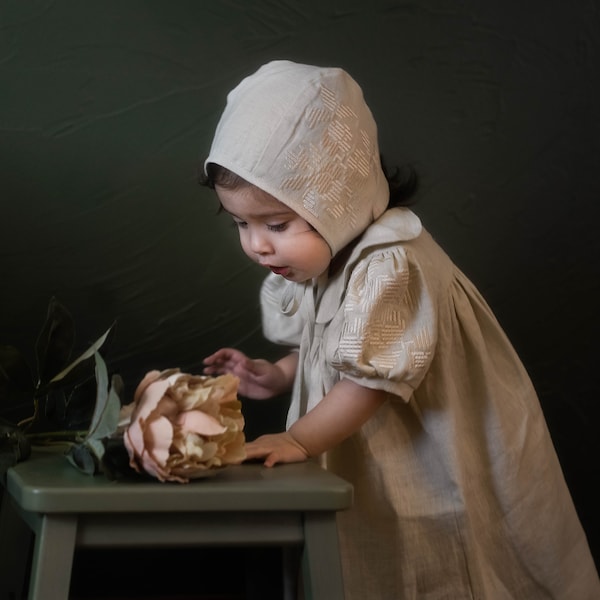 Linen Bonnet - Etsy