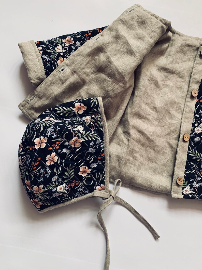 Mustard Baby Bonnet Linen Baby Bonnet Winter Hats for Girl - Etsy