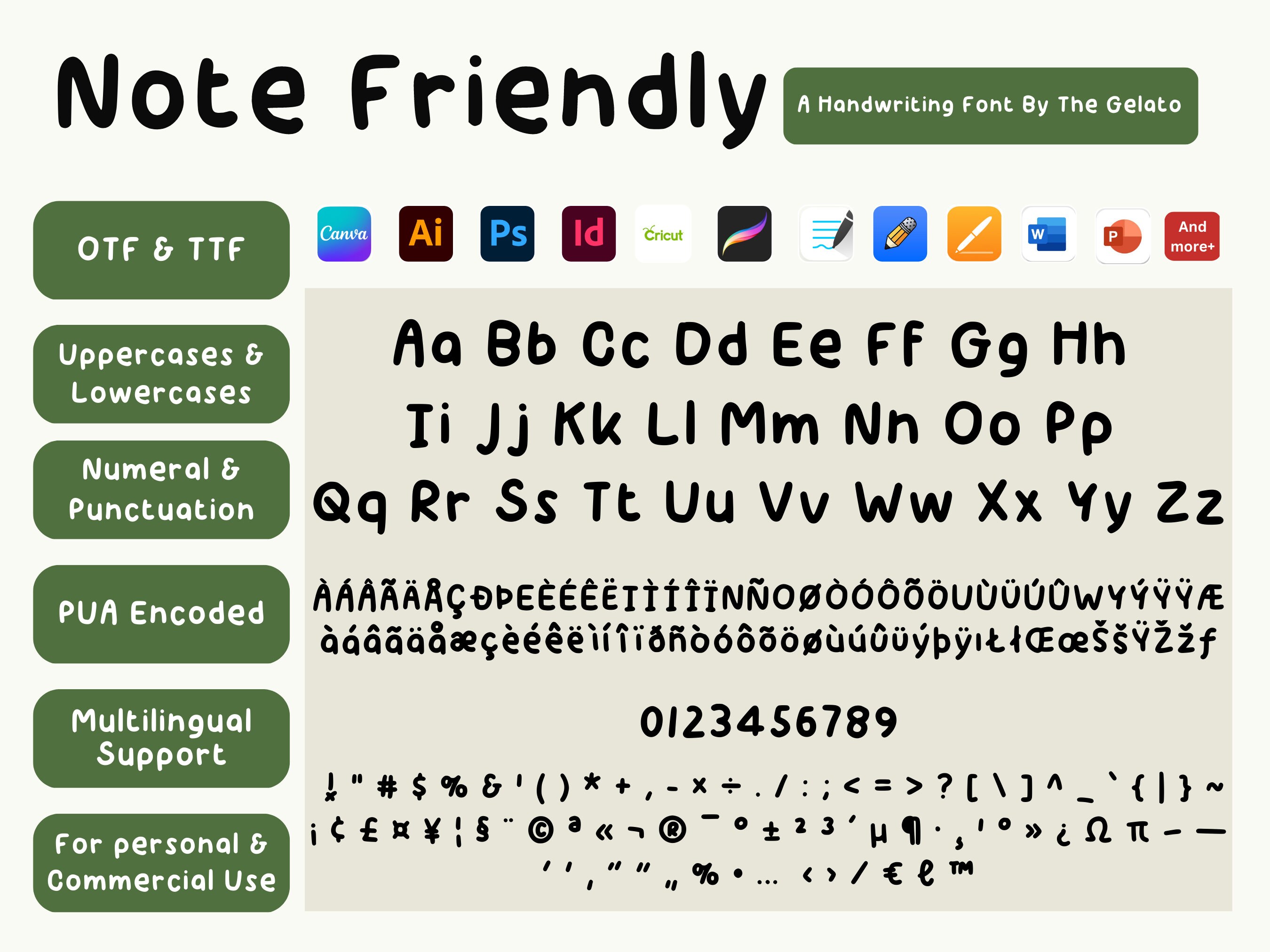 Neat Handwriting Font Student Note Taking Font Goodnotes Handwritten ...