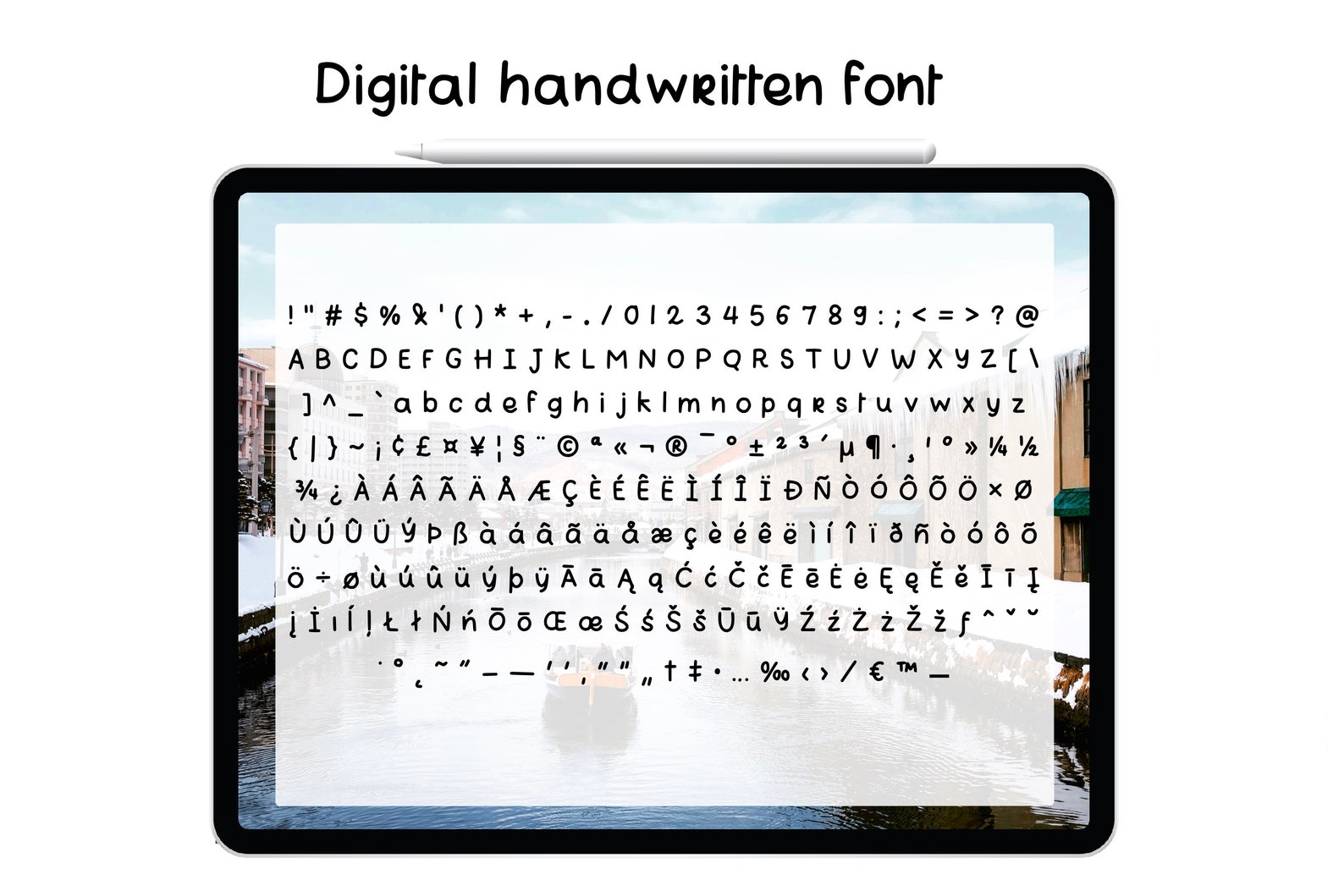 Digital Font Study Note Simple Note Instant Download Font - Etsy UK