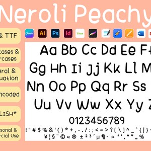 Handwriting Goodnotes Font Cute Neat Note Taking Font iPad Handwritten ...