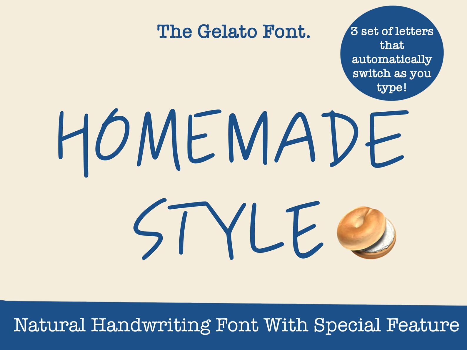 Font With Automatic Letter Shuffling Natural Handwriting Font Realistic ...