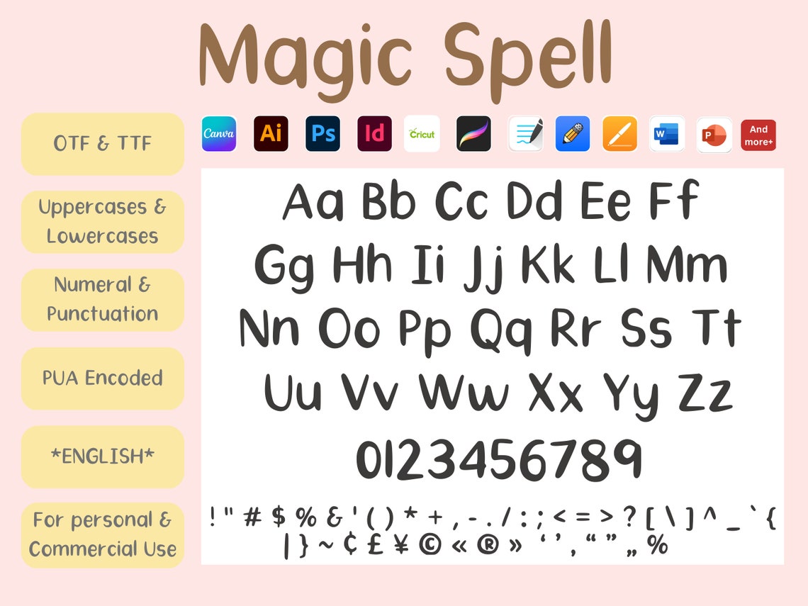 Handwriting Script Font Goodnotes Handwritten Font Ink Pen Font Ball ...