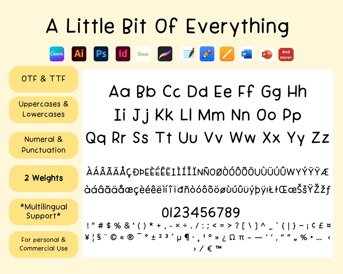 Clean Handwriting Font Goodnotes Handwritten Font Digital Planner Font ...