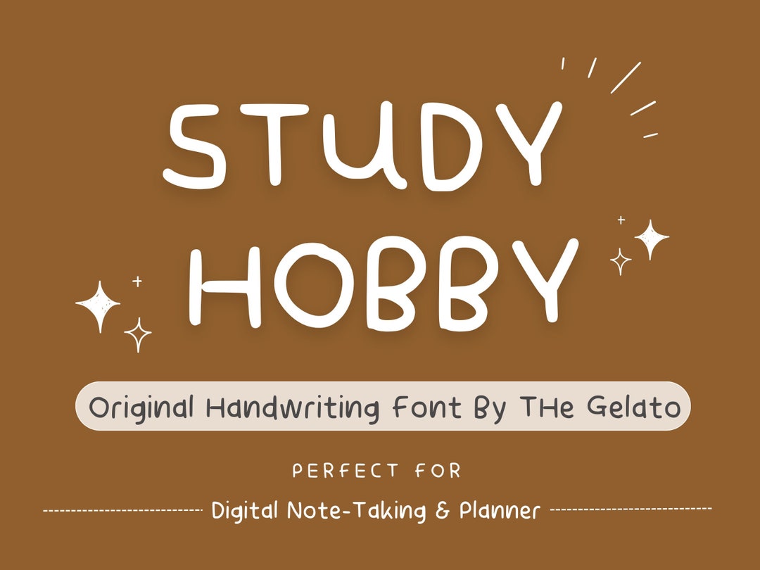 Handwriting Goodnotes Font Cute Handwritten Font Digital Planner Font ...