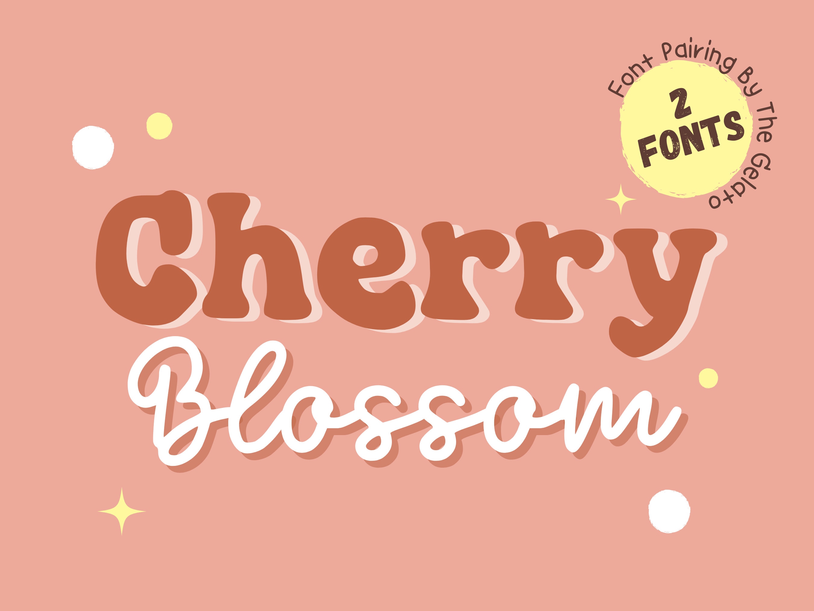 Groovy Font Pairing Retro Font Duo 80s Font Procreate Font Retro Canva ...