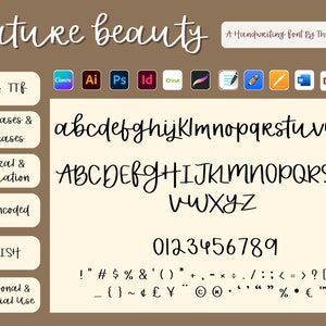 Thick Script Font Script Calligraphy Font Casual Handwritten Script ...