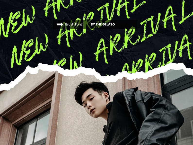 Street Brush Font Handwriting Paint Brush Font Grunge Font Urban ...