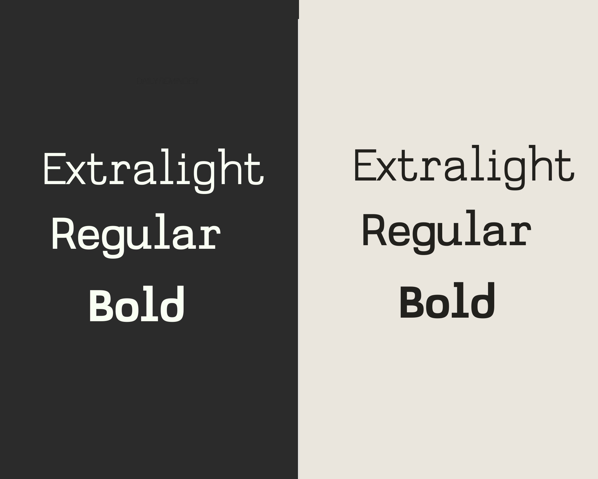 Typewriter Minimal Font Vintage Stamp Font Editorial Monospace - Etsy