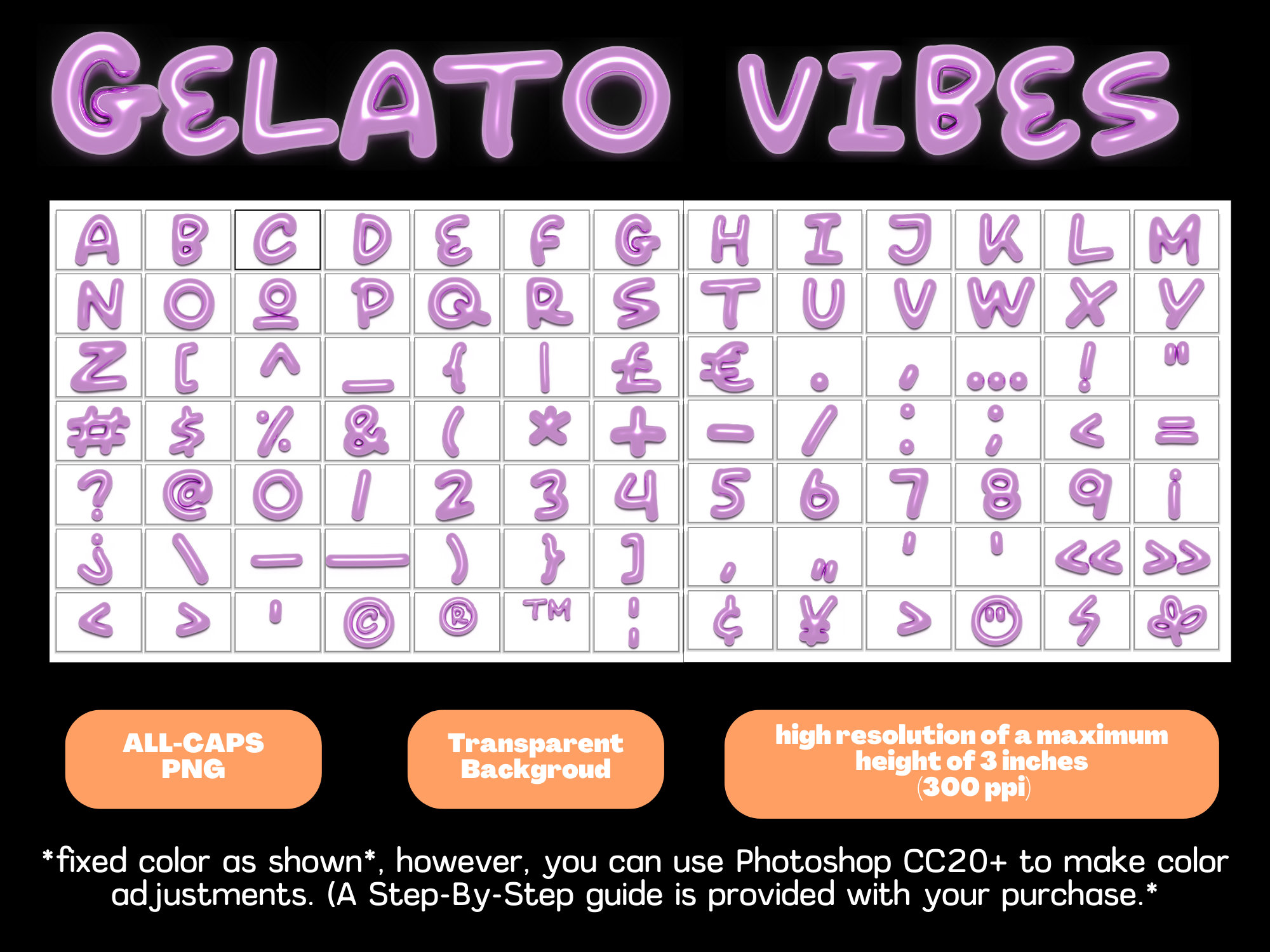 Handwritten Street Font Y2K Bubble Font Bundle 3D Metallic Chrome PNG ...