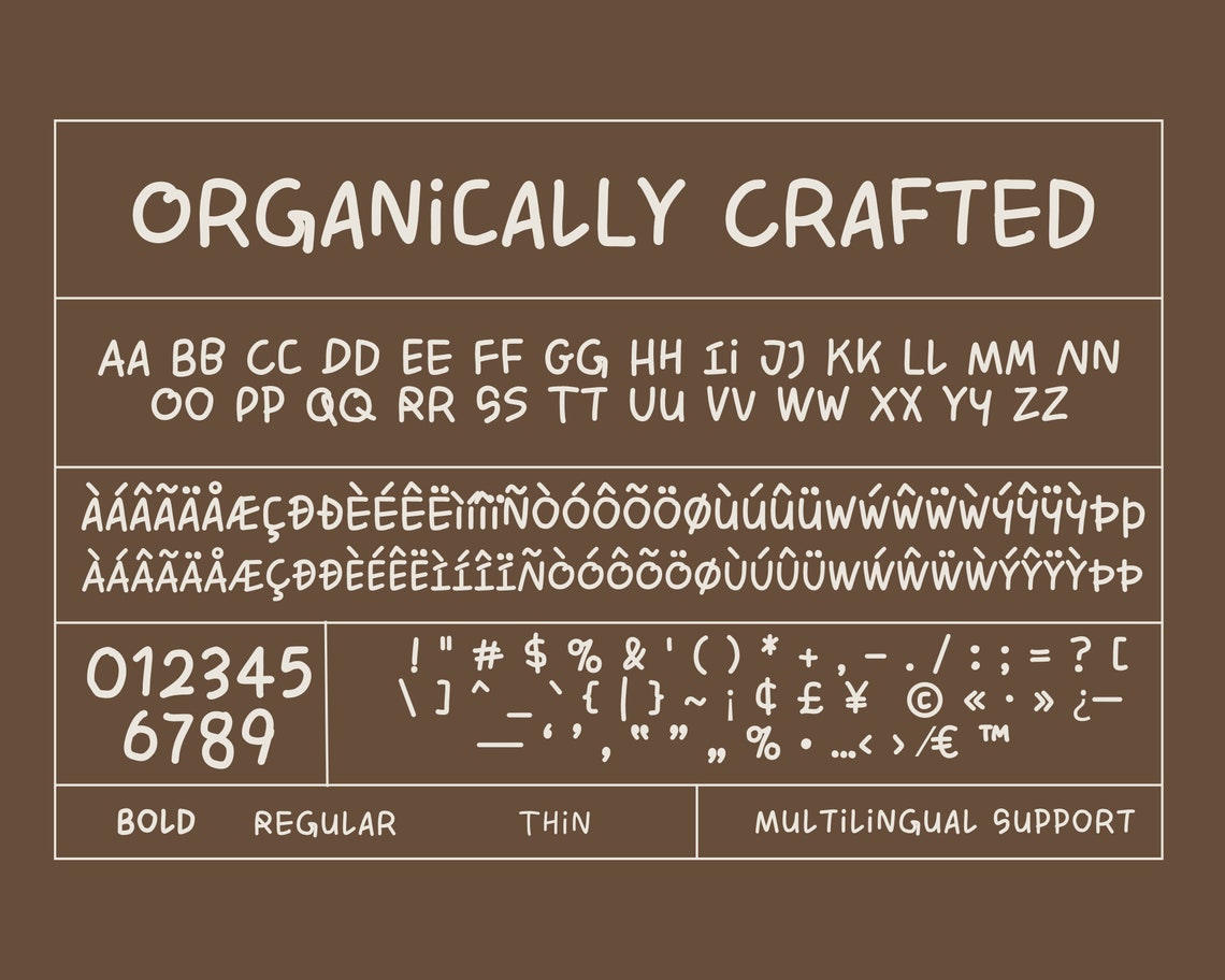 Natural Handwritten Neat Handwriting Font Monoline Lettering - Etsy