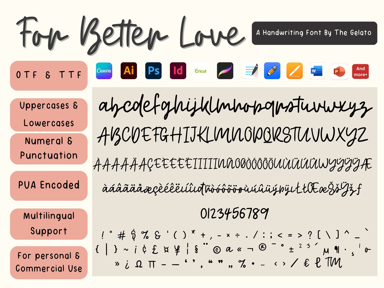 Monoline Branding Font Duo Script Font Pairing Handwriting Font Duo Cursive Font Bundle Canva ...