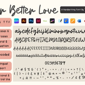 Monoline Branding Font Duo Script Font Pairing Handwriting Font Duo Cursive Font Bundle Canva ...