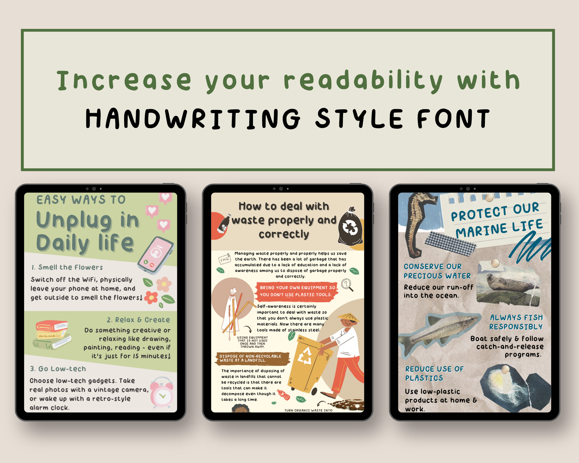 Realistic Handwritten Font Neat Handwriting Font for Digital Planner ...