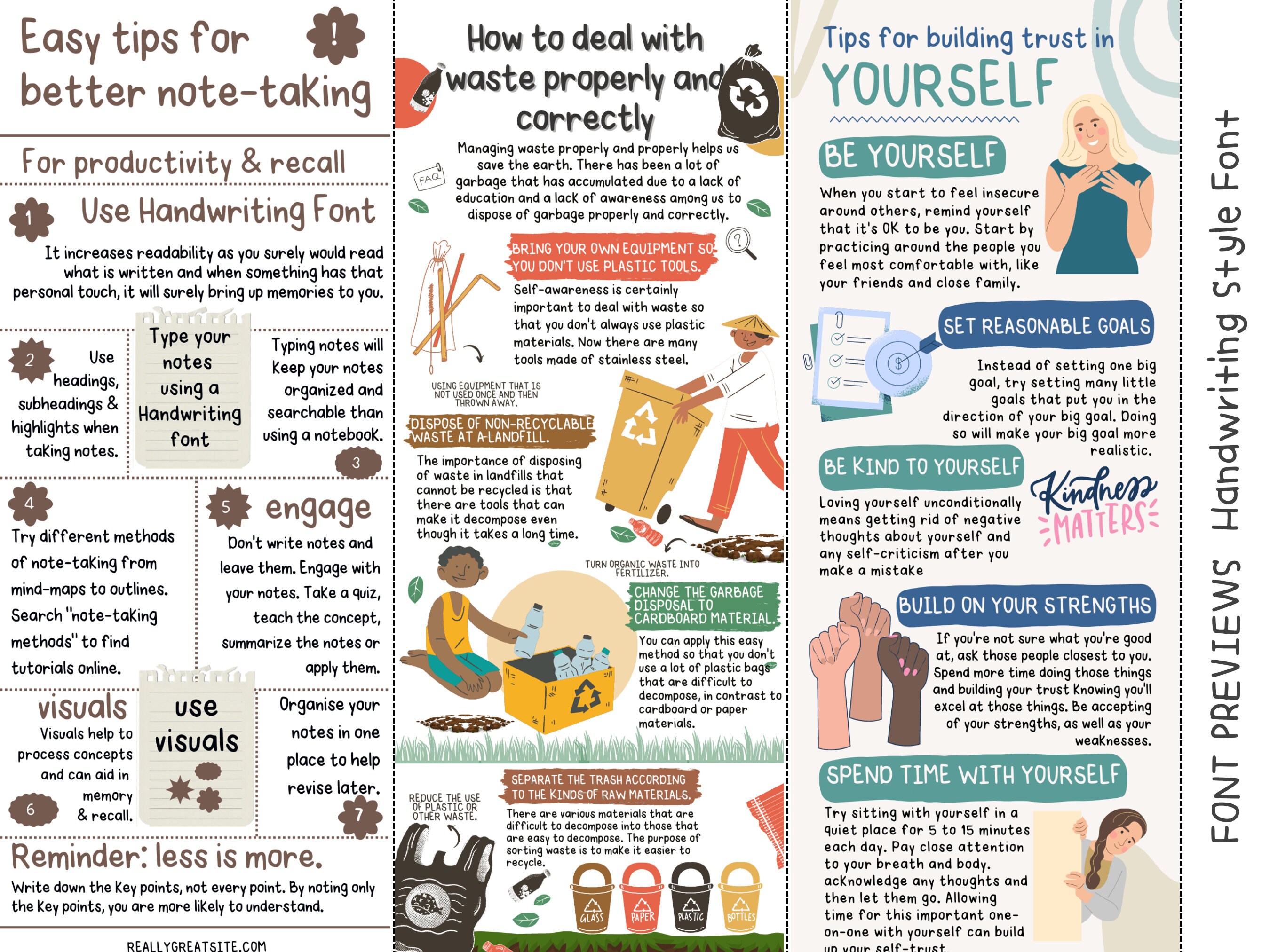 Clean Handwriting Font for Digital Note Taking Planner Handwriting ...