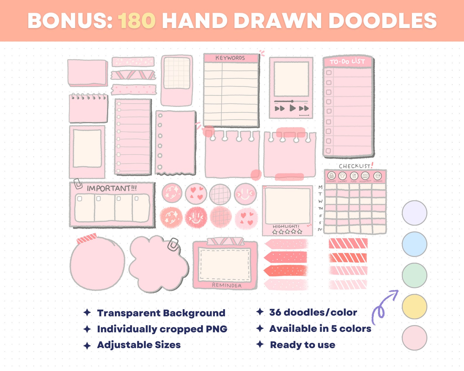 Digital Planner Font Neat Handwritten Font for Bullet Journal and Note ...