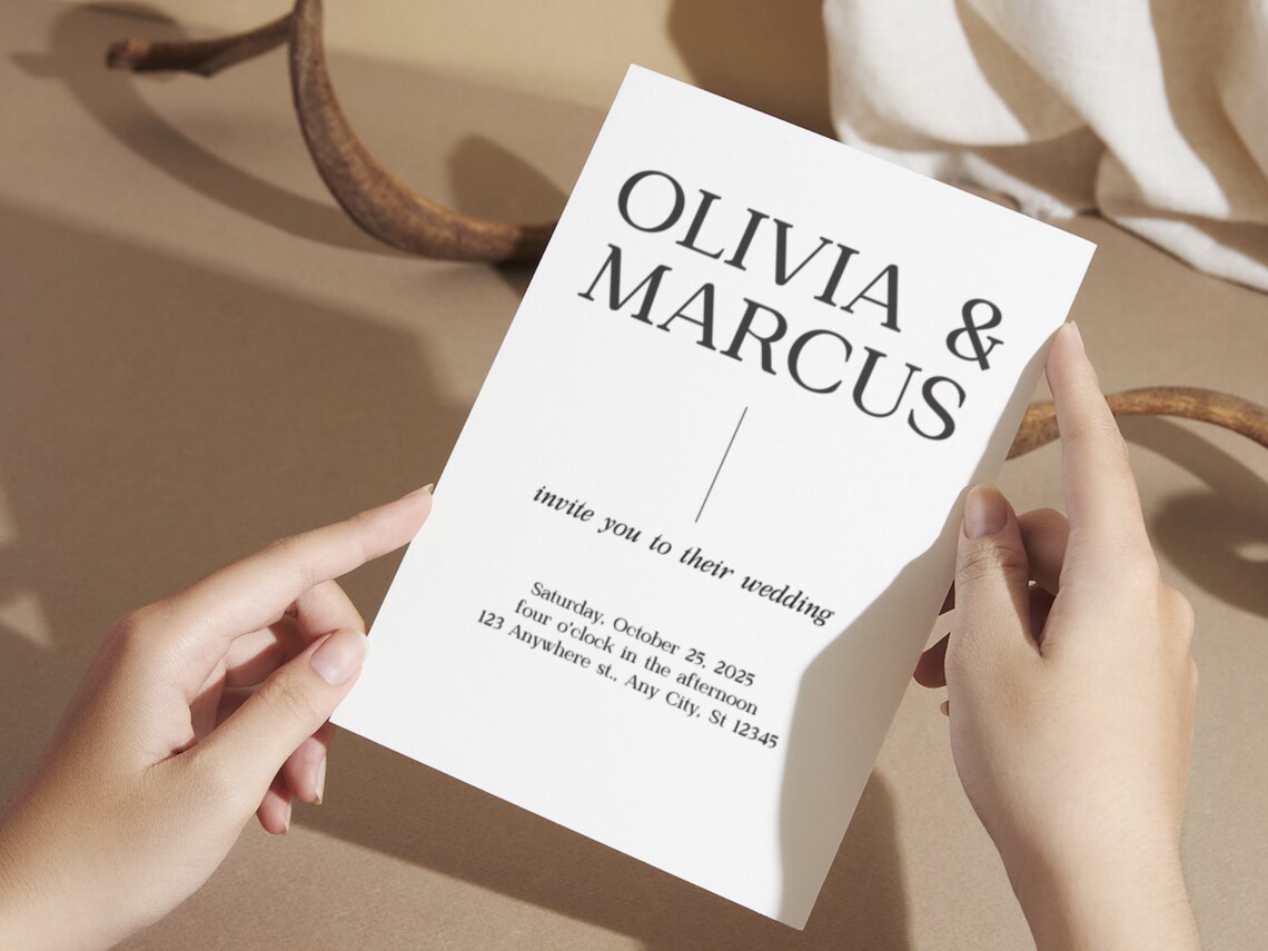 Modern Minimal Serif Font Wedding Invitation Font Elegant Branding Font ...