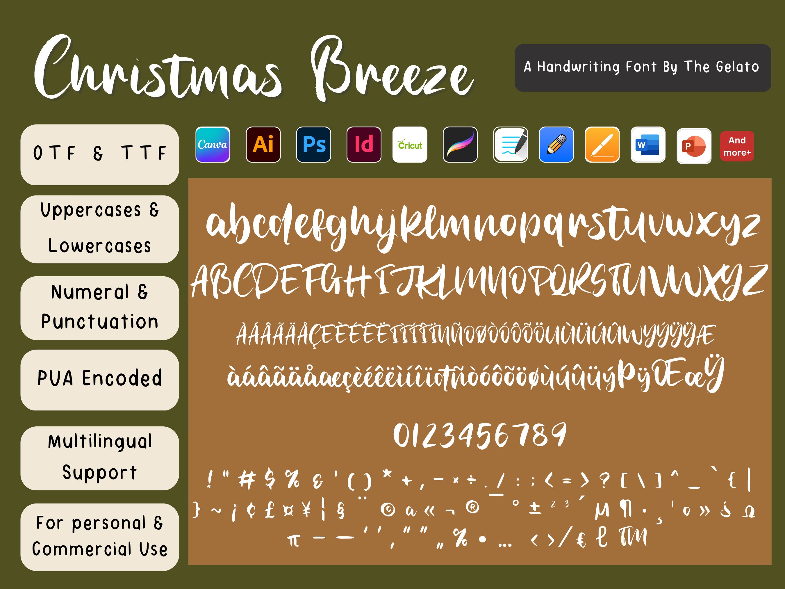 Brush Lettering Font Duo Thick Script Font Duo Cursive Calligraphy Font ...