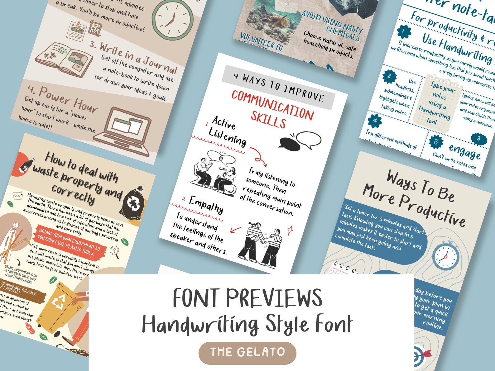 Student Handwritten Font Neat Handwritten Font for Digital Note Taking ...