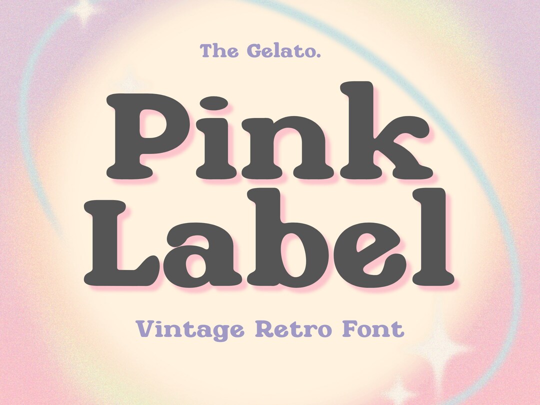 Retro Vintage Font Bold Bubbly Font Groovy 80S Font Modern Retro Font ...