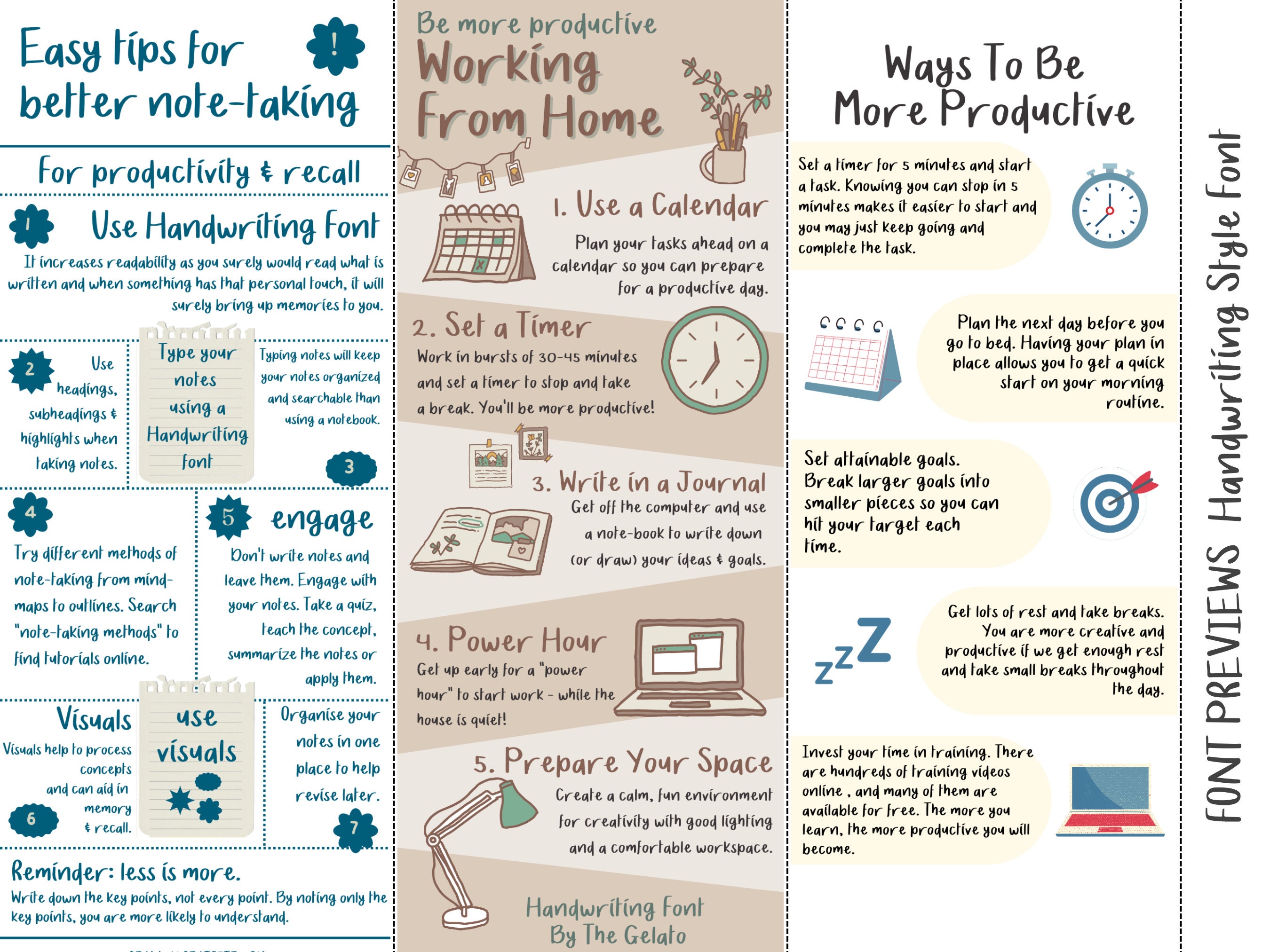 Student Handwritten Font Neat Handwritten Font for Digital - Etsy