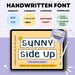 Clean Handwriting Font Goodnotes Handwritten Font Digital Planner Font ...