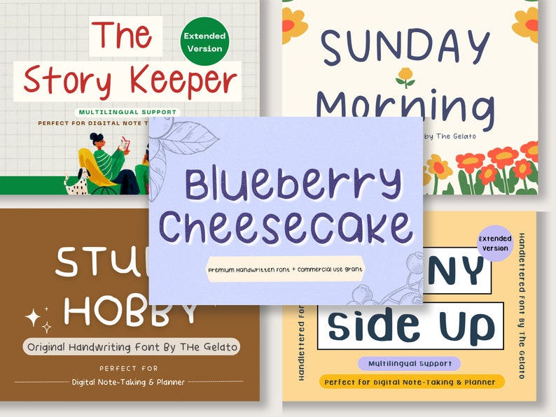 Handwritten Western Font Bundle Commercial Use Font Handwriting Cursive ...