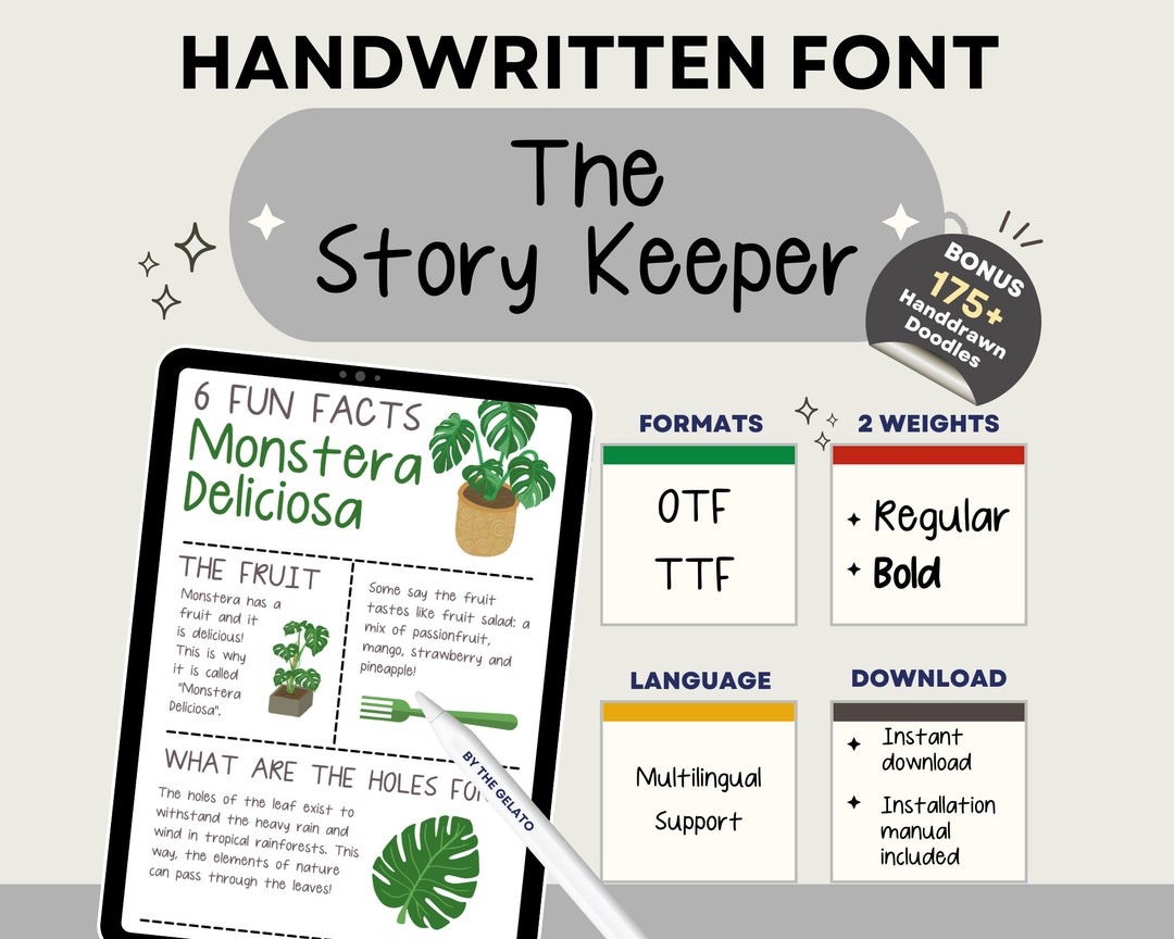 Cute Neat Handwritten Font Goodnotes Handwriting Digital Font for ...