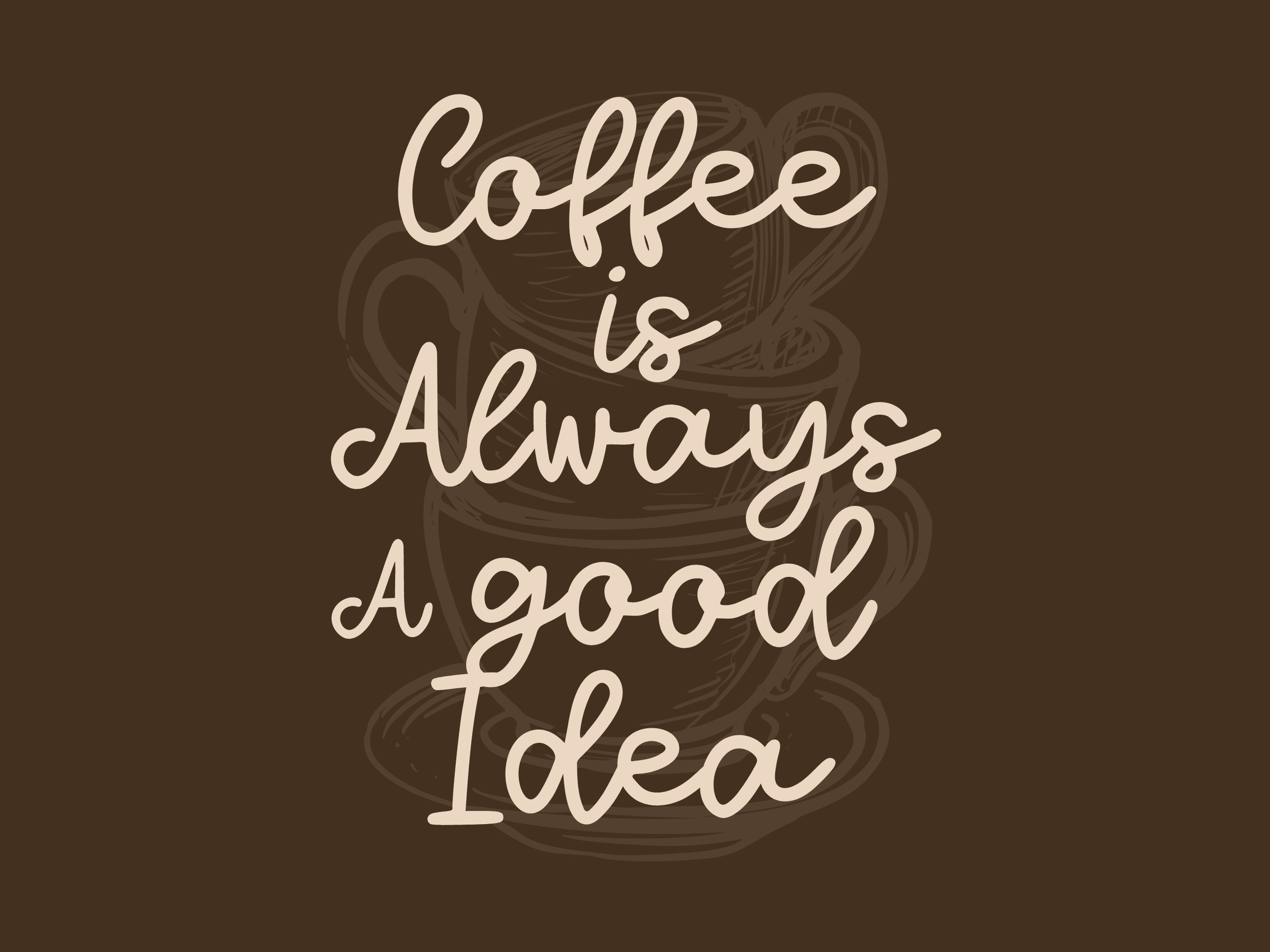 Monoline Handwriting Font Coffee Shop Font Cafe Sign Cafe Menu Font ...