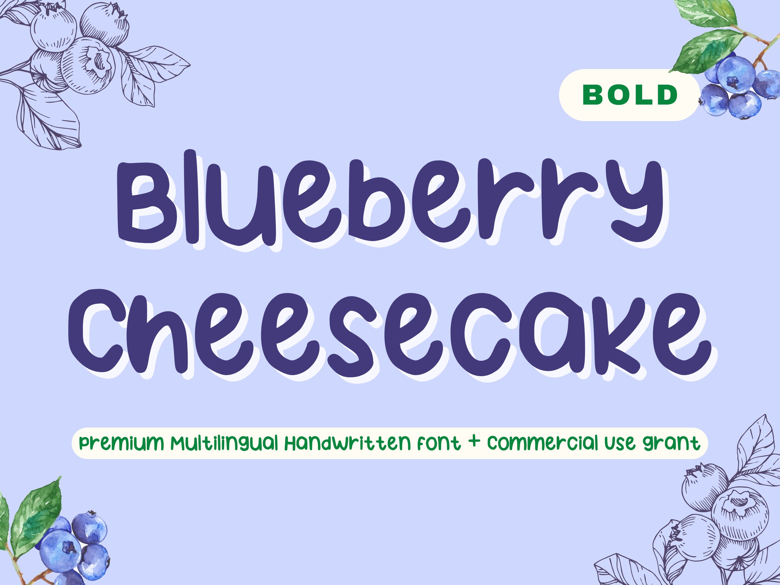 Bold Handwriting Font for Goodnotes Digital Planner Font Note Taking ...