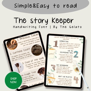 Cute Neat Handwritten Font Goodnotes Handwriting Digital Font for ...