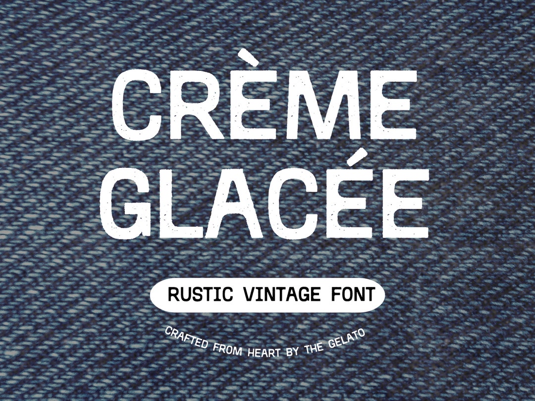 Rustic Vintage Font Stamp Texture Retro Font Handdrawn Ink Bleed Font ...