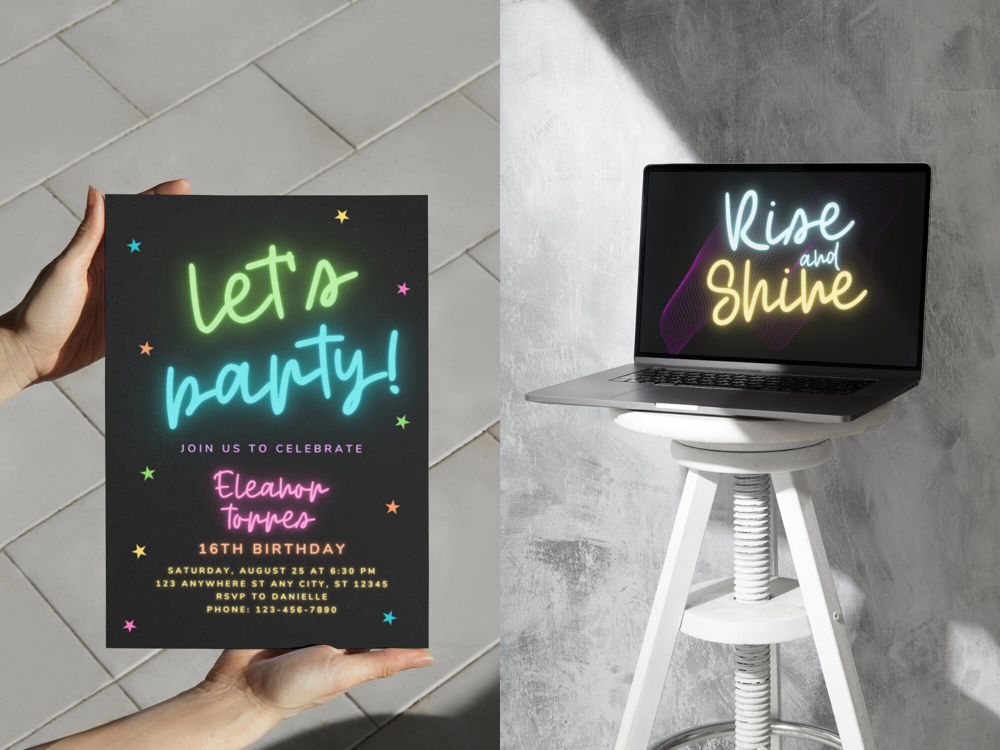 Neon Sign Script Font Monoline Script Signature Script Font Summer ...